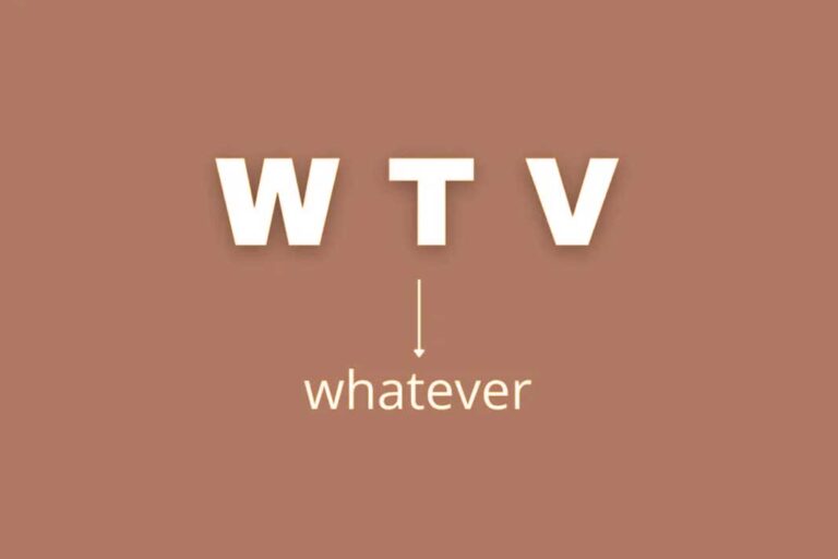 What Does WTV Mean in Text?
